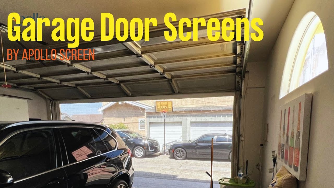 Revolutionize Your Garage with Apollo Motorized Garage Door Screens # ...