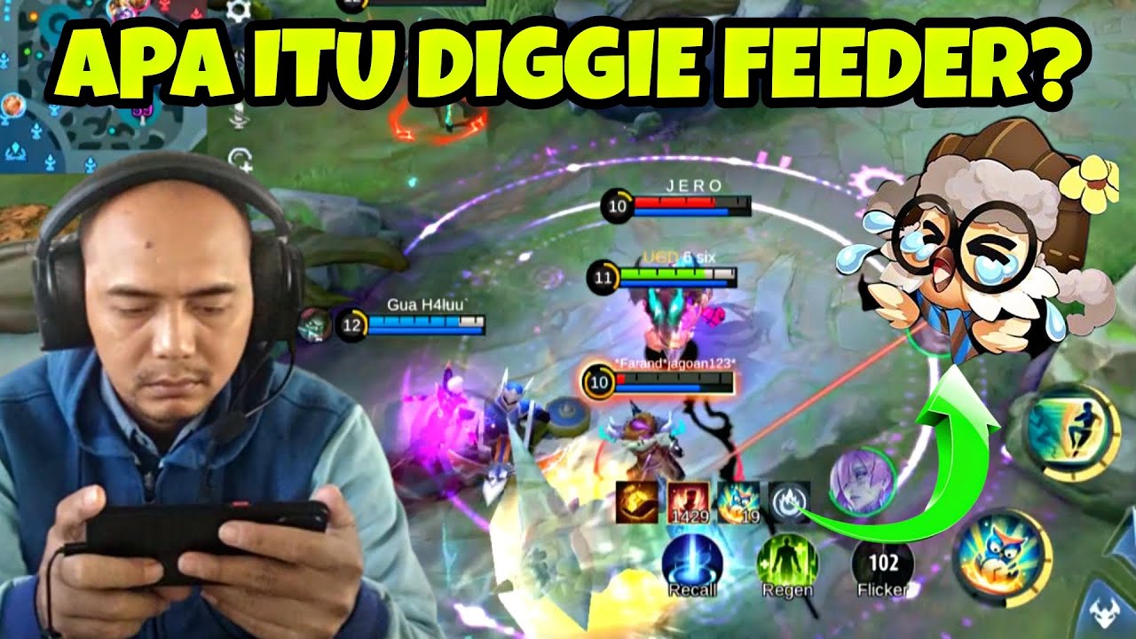 apa-itu-feeder-cara-main-diggie-full-damage-diggie-gameplay-mlbb