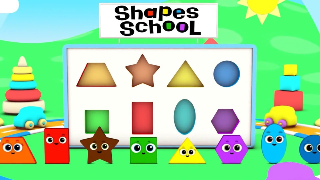 Shapes School| Learn About Shapes| Different Shapes - YouTube