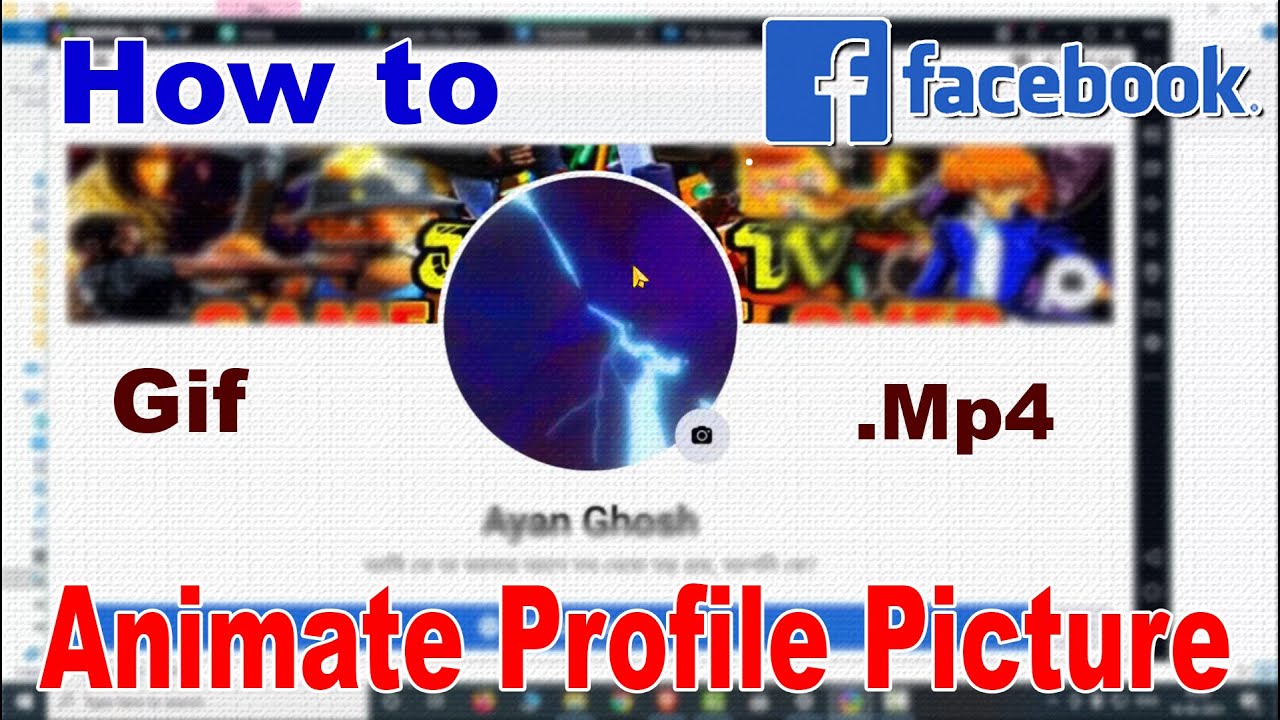 Animate your Facebook Profile with this Trick || Gif, mp4 etc.... - YouTube