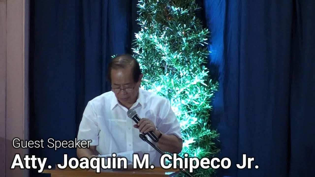 Graduation Rites (Dec. 2, 2017) - Guest Speaker Hon. Jun Chipeco - YouTube