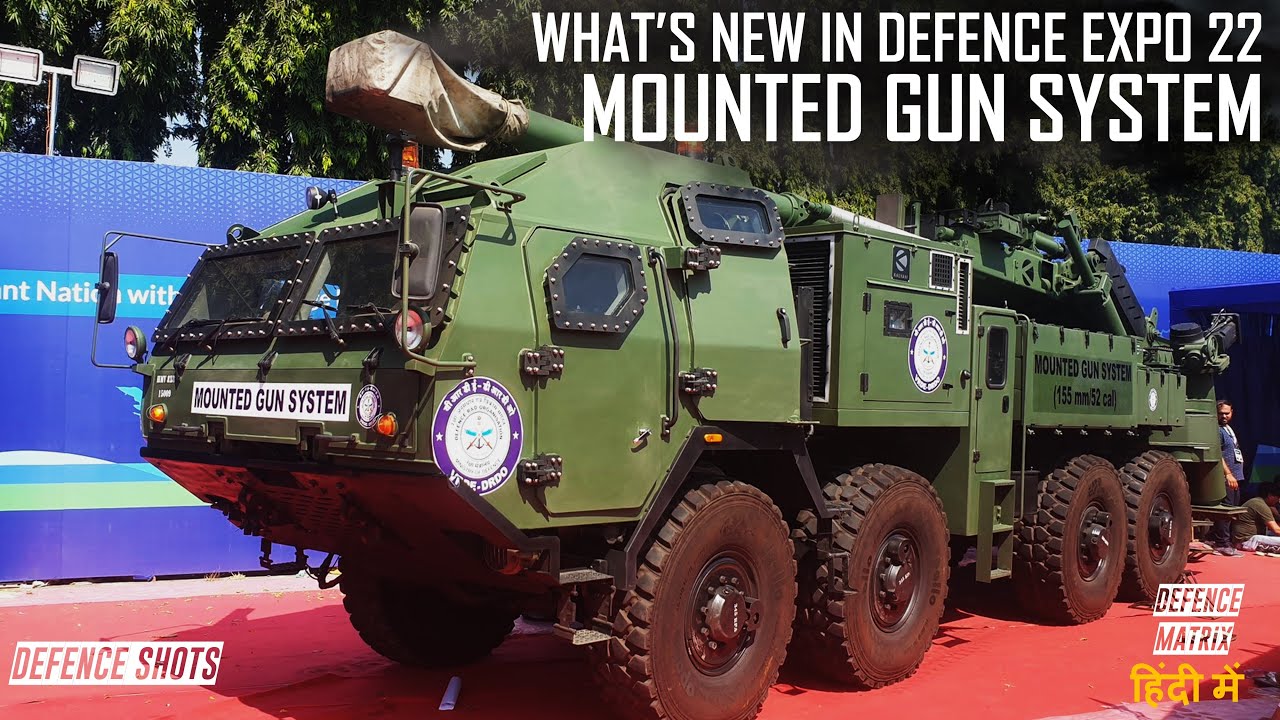 What's new in Defence Expo 22 | Mounted Gun System | AMCA | Rudram III ...