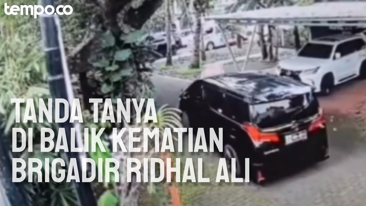 Tempo Explain: Tanda Tanya di Balik Kematian Brigadir Ridhal Ali Tomi ...