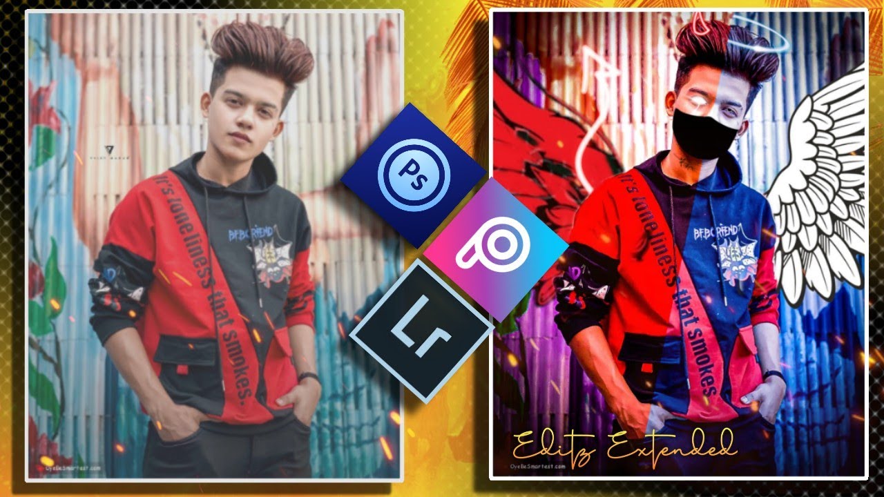 How to make Devil vs Angel Effect in Android 😈⚡😇 || Editz Extended ...