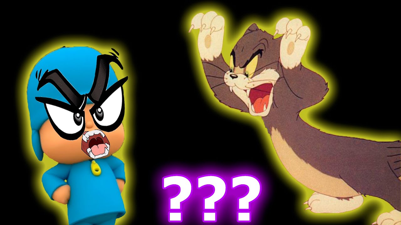 Pocoyo & Tom & Jerry "Stop! & Go Away" Sound Variations In 52 Seconds ...