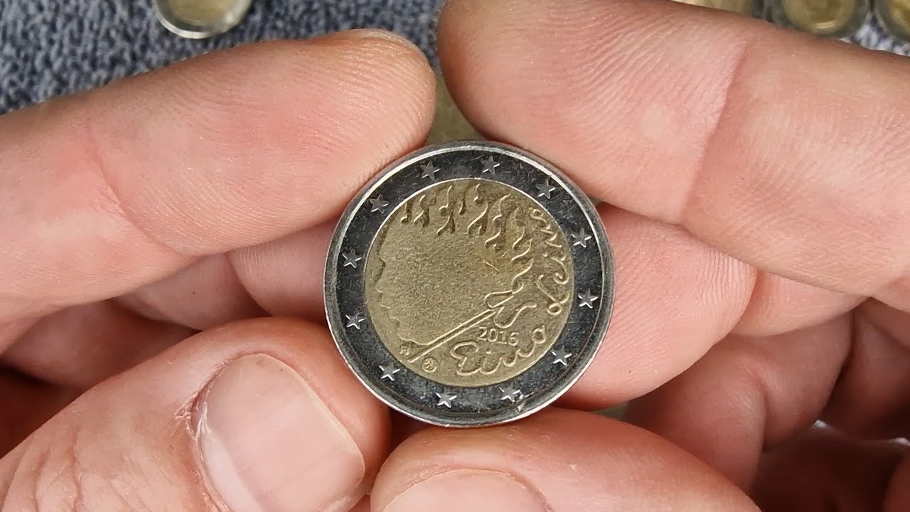 2000€ 2 euro's, Very Rare! Collectable coins. - YouTube