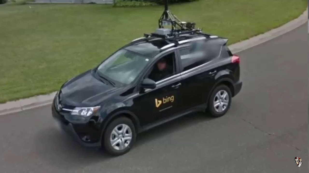 When a google car met a bing car (lazarbeam) - YouTube