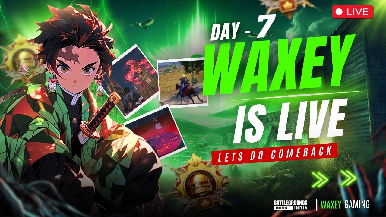 DAY 7 THE LAST DAY | LETS DO COMEBACK | WAXEY IS LIVE | WAXEY GAMING ...