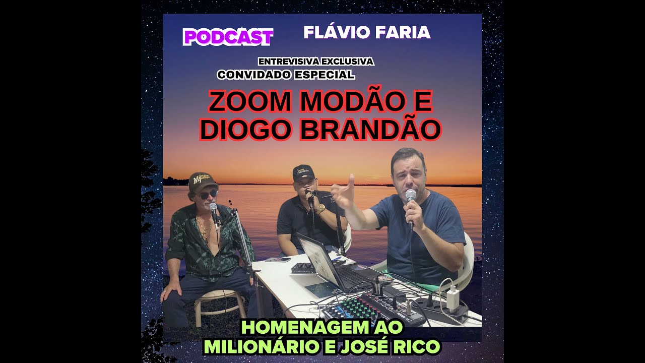Podcast - Homenagem Ao Milionário E José Rico Com Diogo Brandão E Edson ...