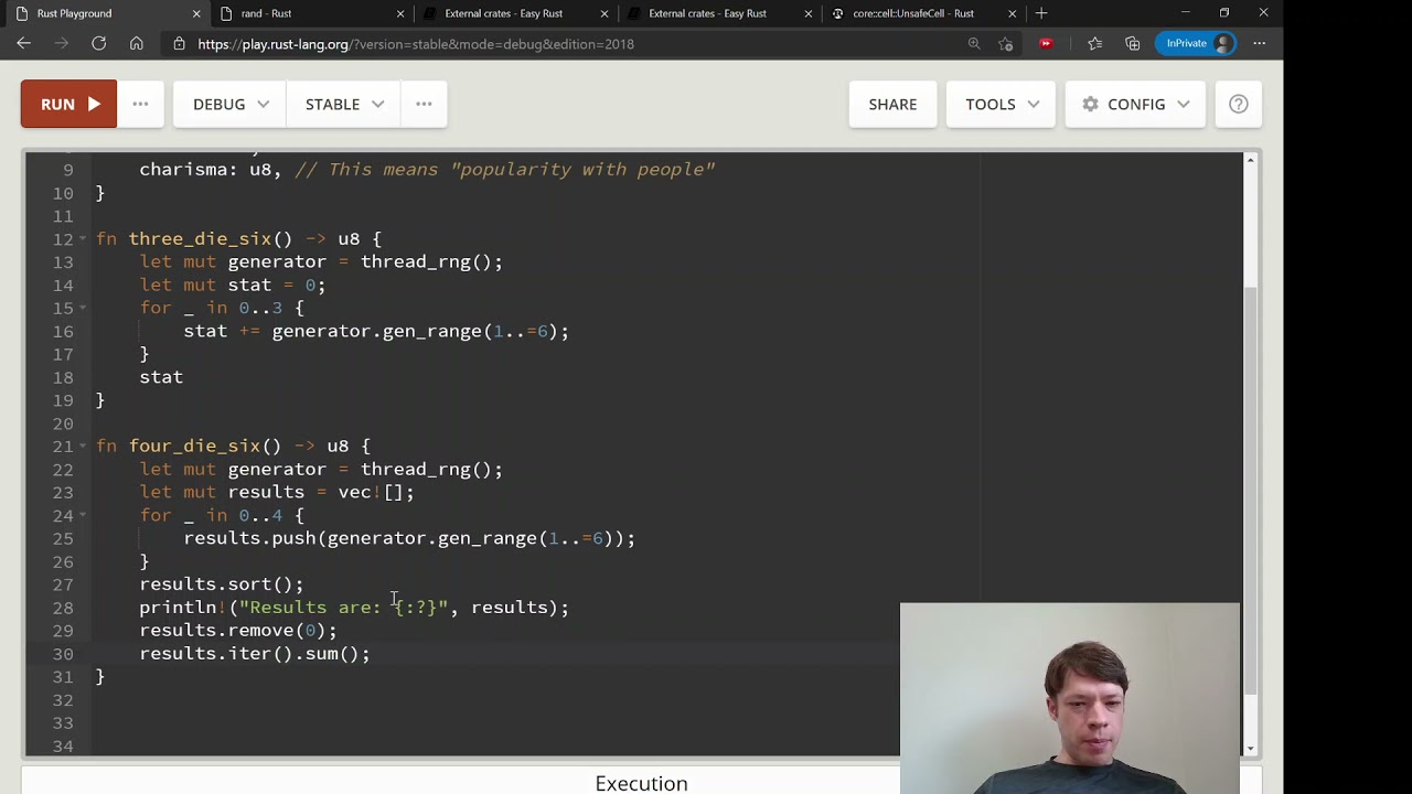 Easy Rust 156: Using the rand crate - YouTube