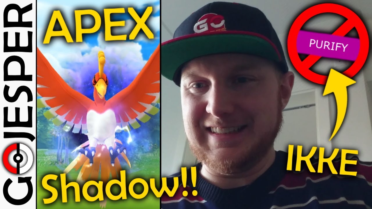 IKKE Purify Apex Shadow Ho-Oh!! (Dansk Pokémon GO) - YouTube