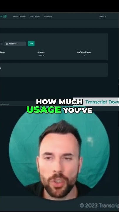Streamline Your Workflow with Transcript Downloader! - YouTube