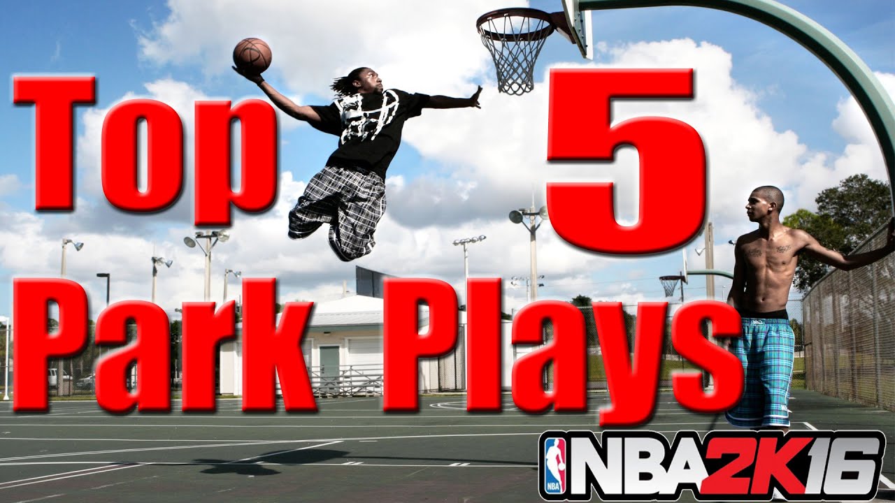 TOP 5 PARK PLAYS #1 | NBA 2K16 YOUTUBER EDITION !!!! MUST SEE !! - YouTube