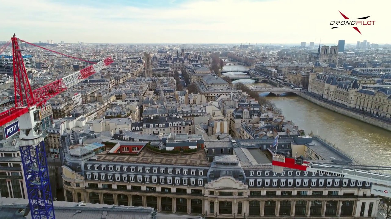 Paris par drone - Dronopilot - Paris Drone Festival 2017 - YouTube