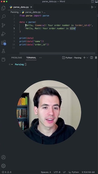 I just learned about a really cool way to parse data in Python #shorts #python - YouTube
