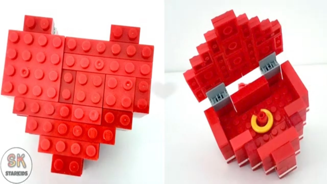LEGO HEART Building instructions | How to build LEGO HEART #LEGO #HEART ...