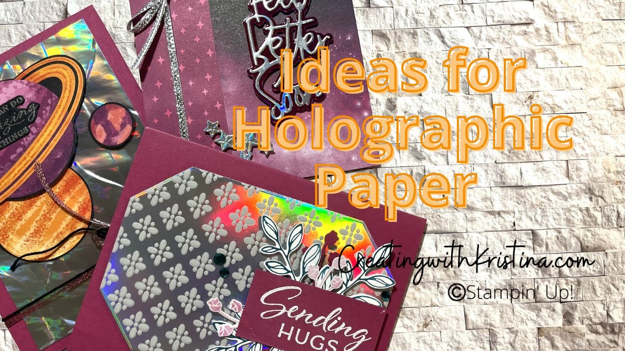 3 Different Ways To Use Holographic Specialty Paper YouTube 3-different-ways-to-use-holographic-specialty-paper-youtube