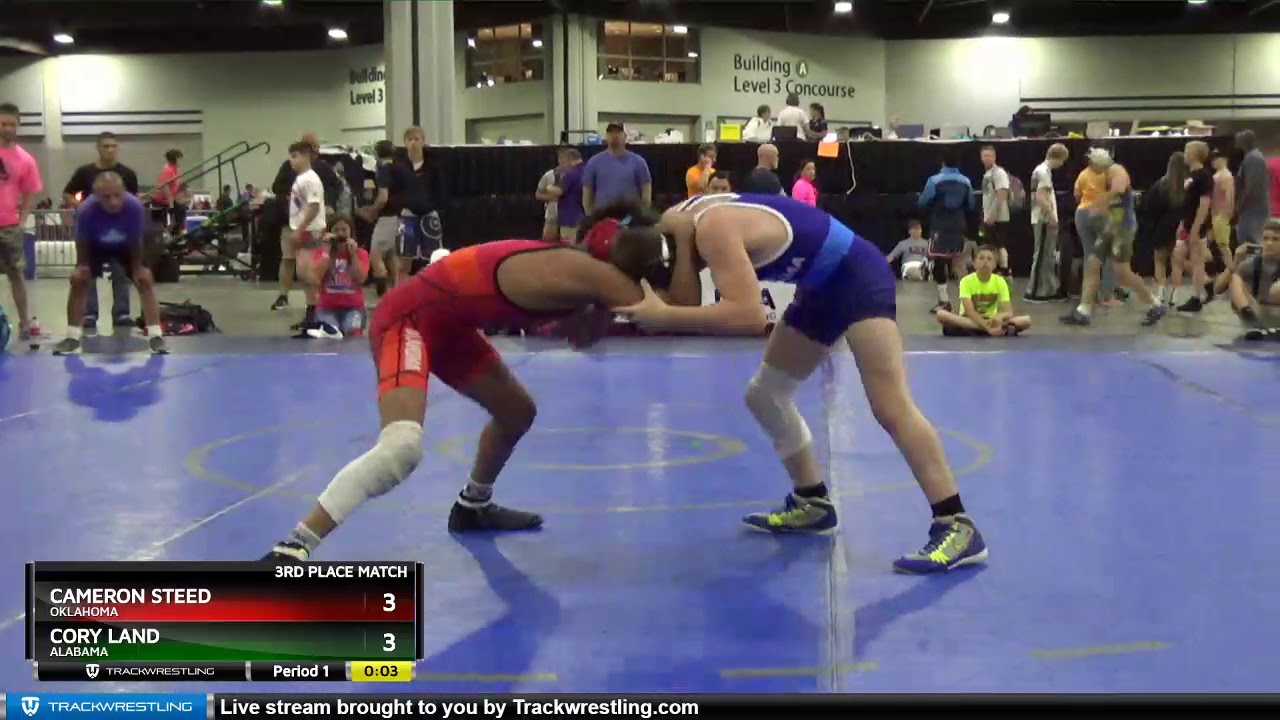 Schoolboy 102 Cameron Steed Oklahoma Vs Cory Land Alabama - YouTube