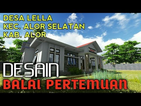 DESAIN BALAI PERTEMUAN MINIMALIS - YouTube
