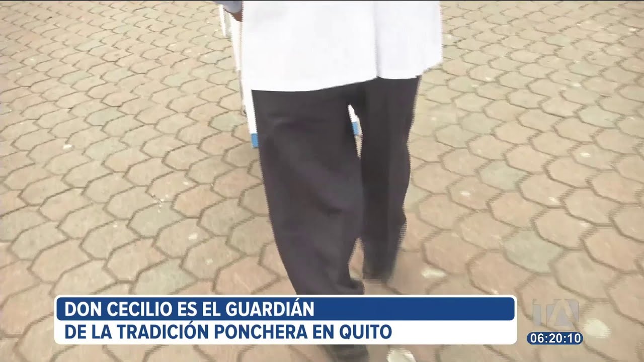 El ponchero más antiguo de la ciudad de Quito - YouTube