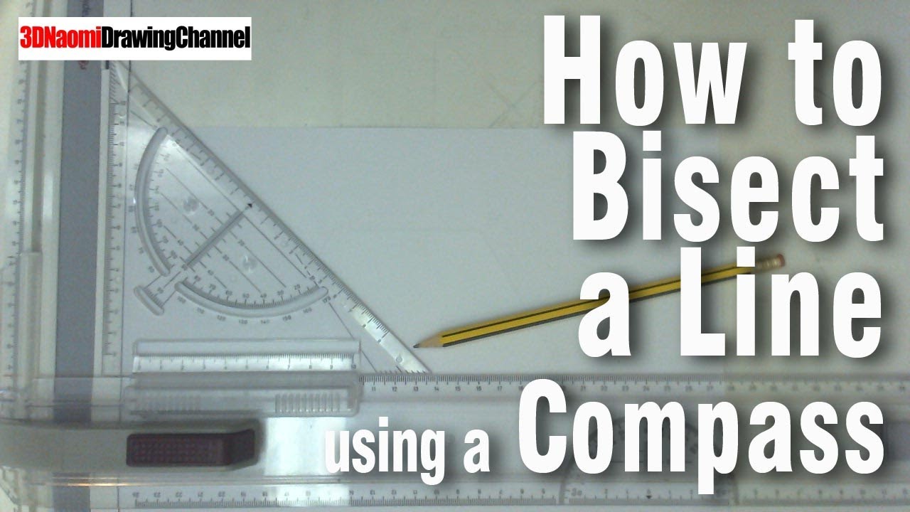 Bisecting a line - YouTube