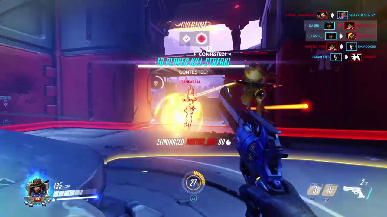 Overwatch | kill 8 in overtime - YouTube