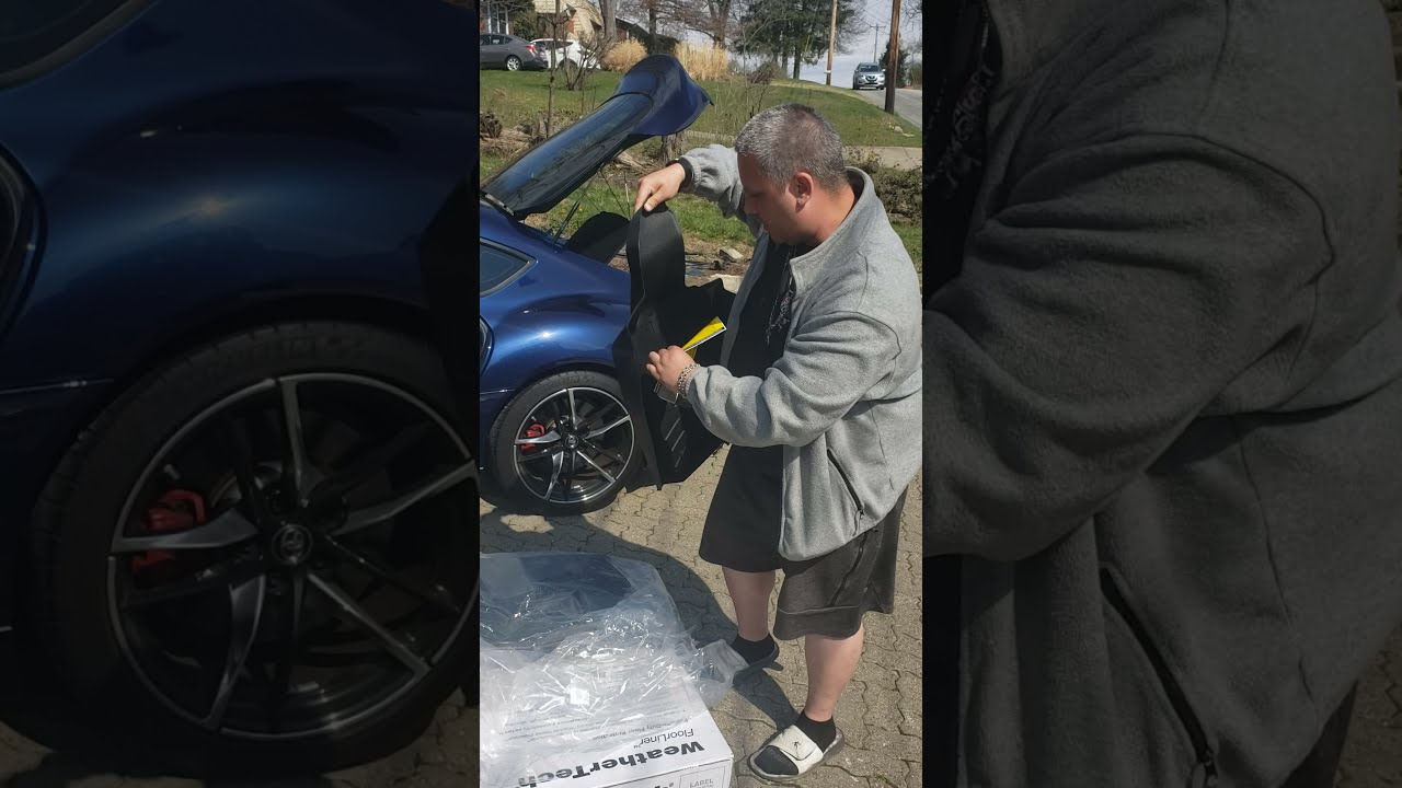 Supra Weathertech floor mats with custom supra logo - YouTube