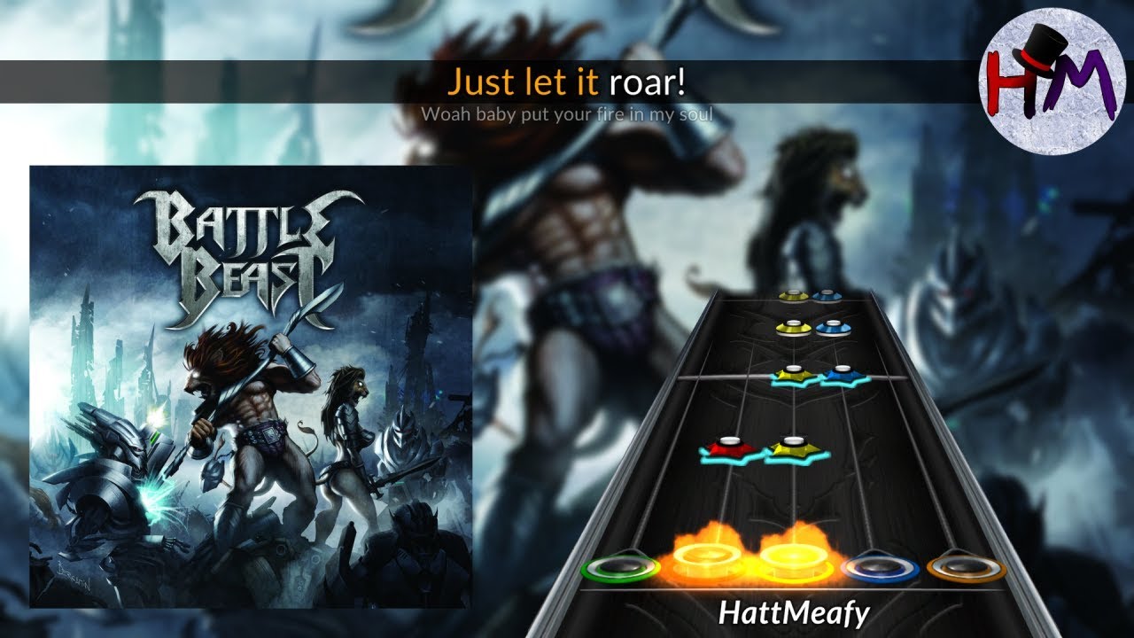 Battle Beast - Let It Roar [Clone Hero Chart] - YouTube
