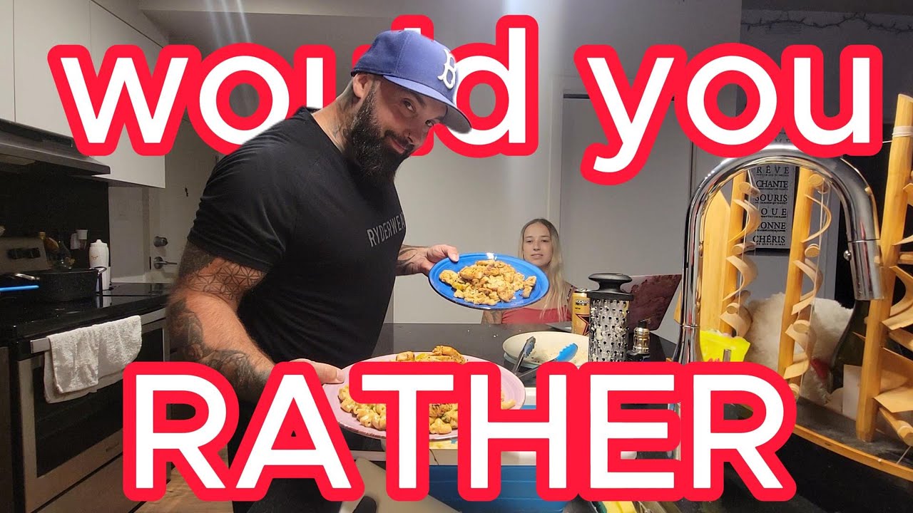 WOULD YOU RATHER? while I'm cooking - YouTube