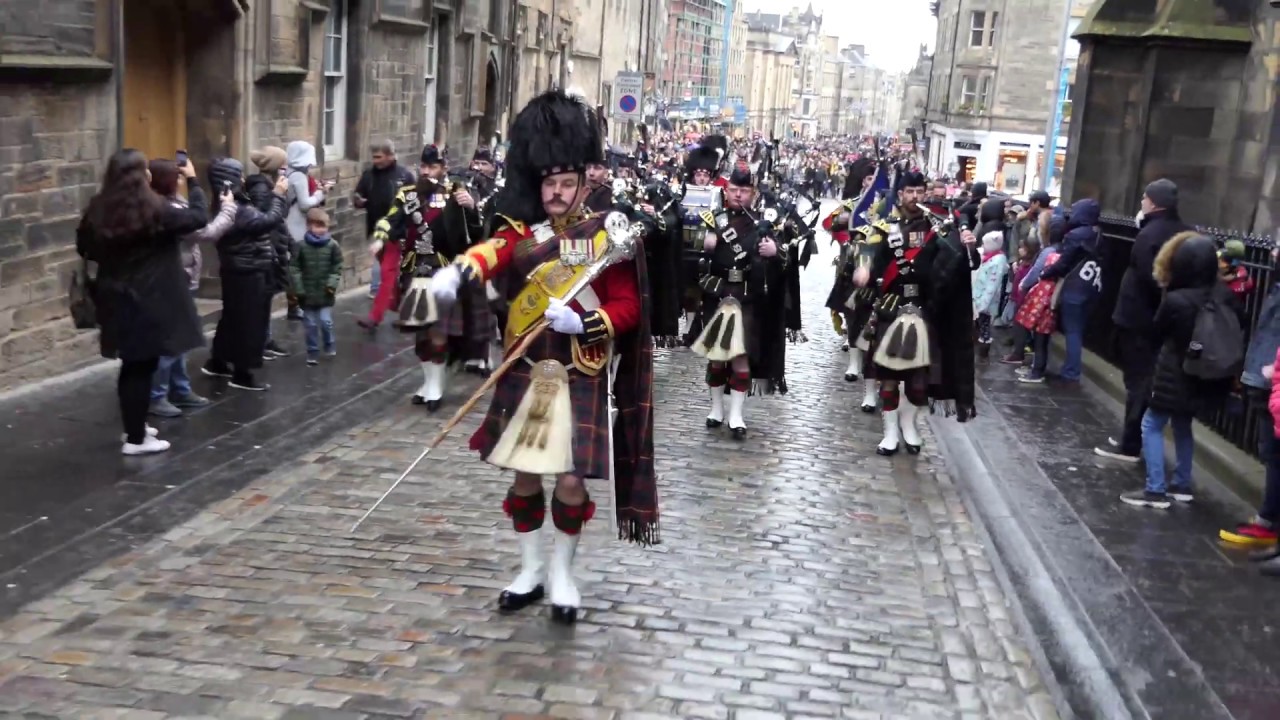 Armistice Centenary Parade 2018 - St Giles to Edinburgh Castle [4K/UHD ...