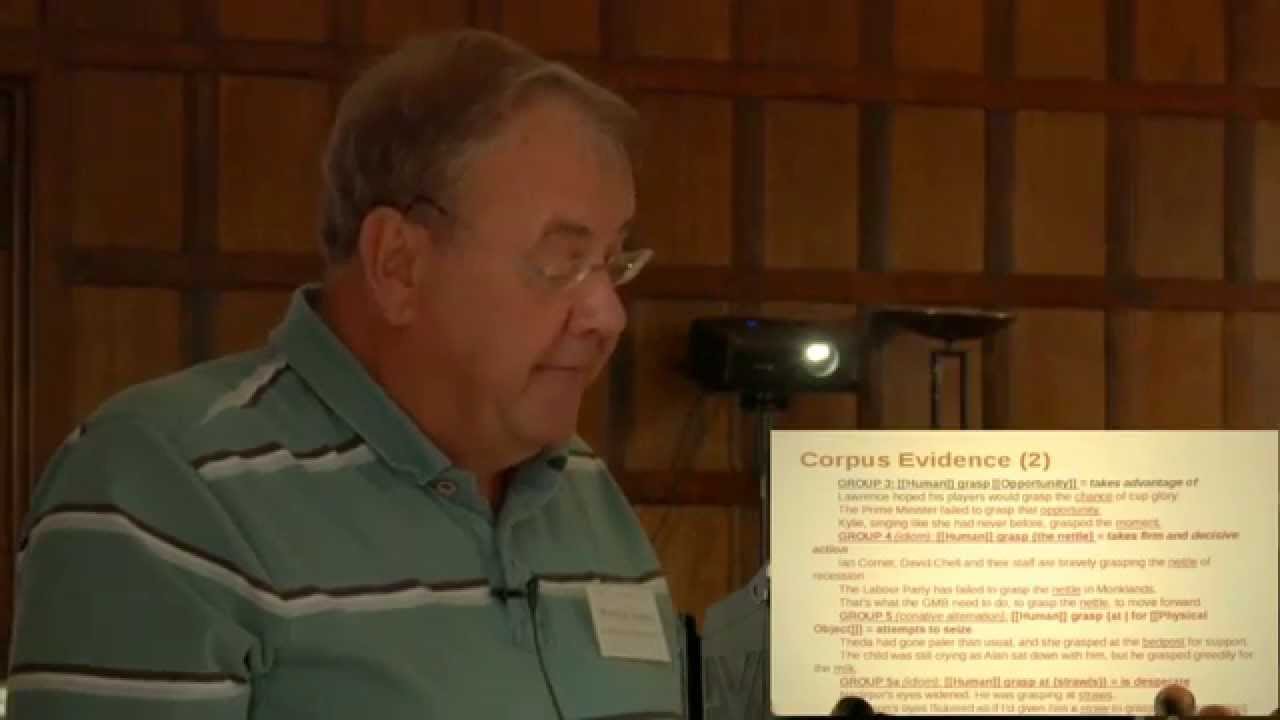 Patrick Hanks: Patterns are Unambiguous: Corpus Pattern Analysis, verbs ...