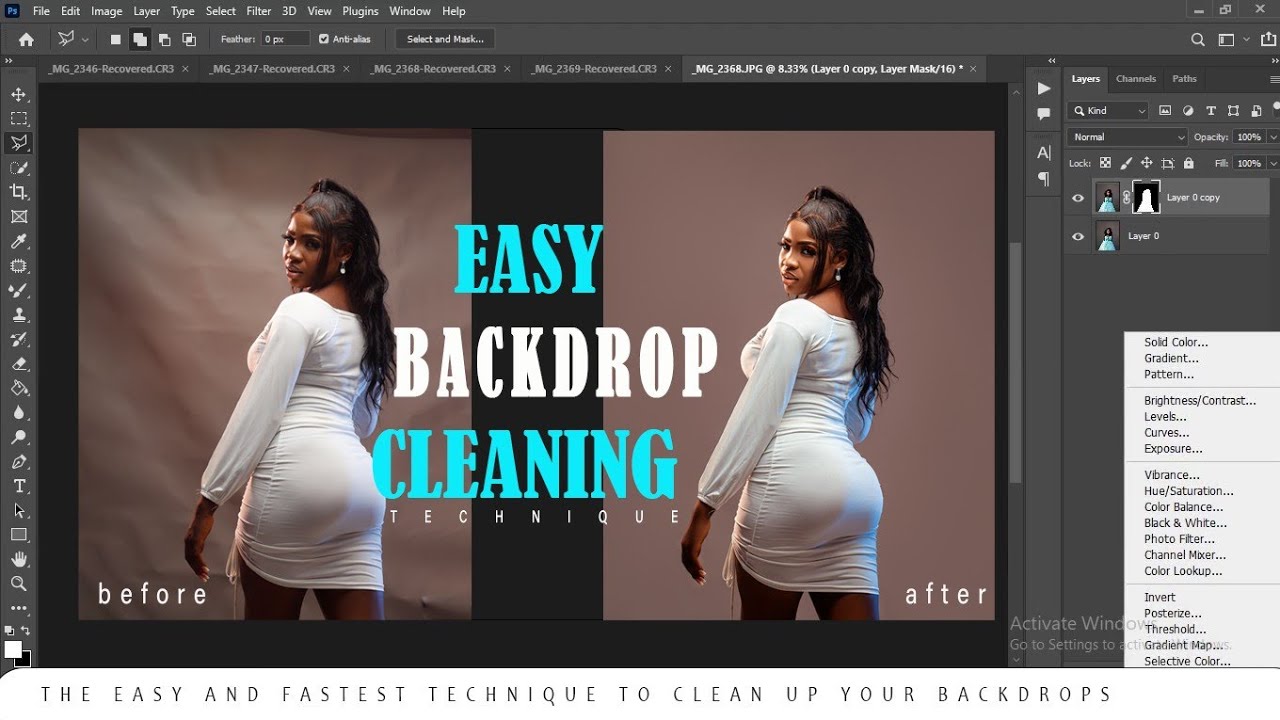 #1 How to clean background in Photoshop 2023 (Photoshop beginners guide ...