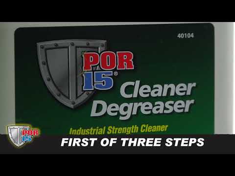 POR-15 Cleaner Degreaser - YouTube