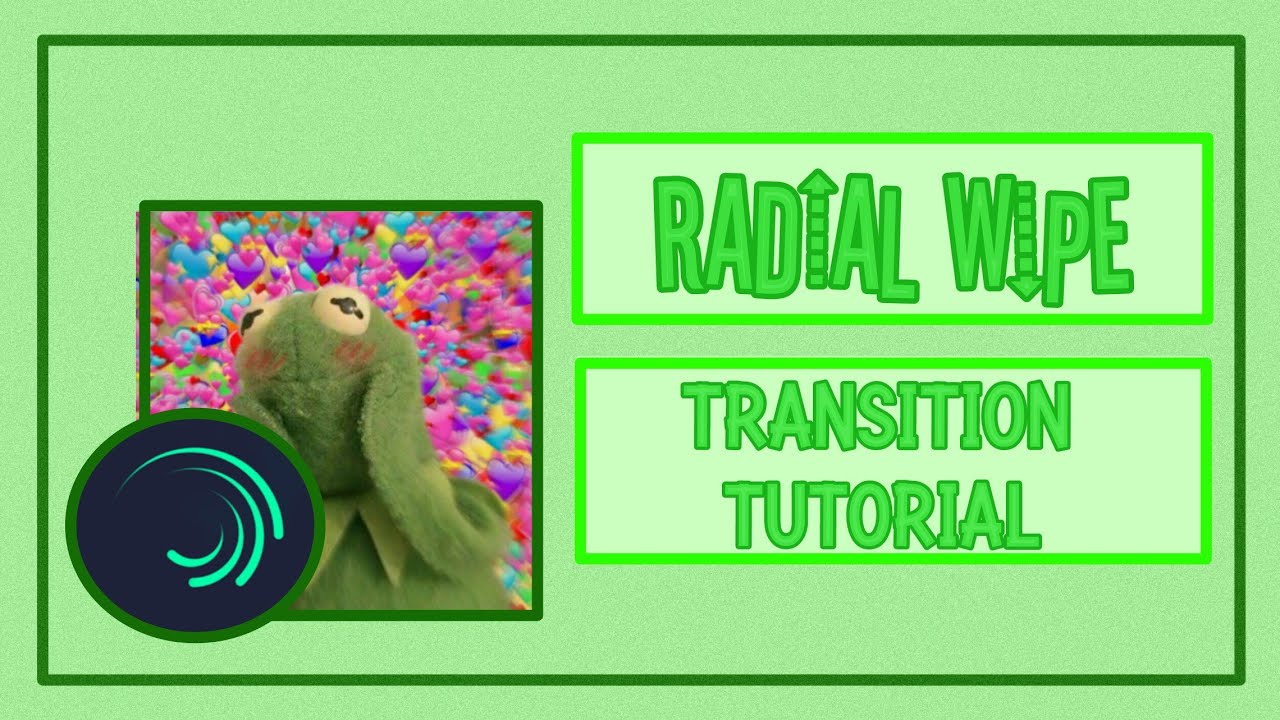 Radial Wipe Transition Tutorial - Alight Motion - YouTube