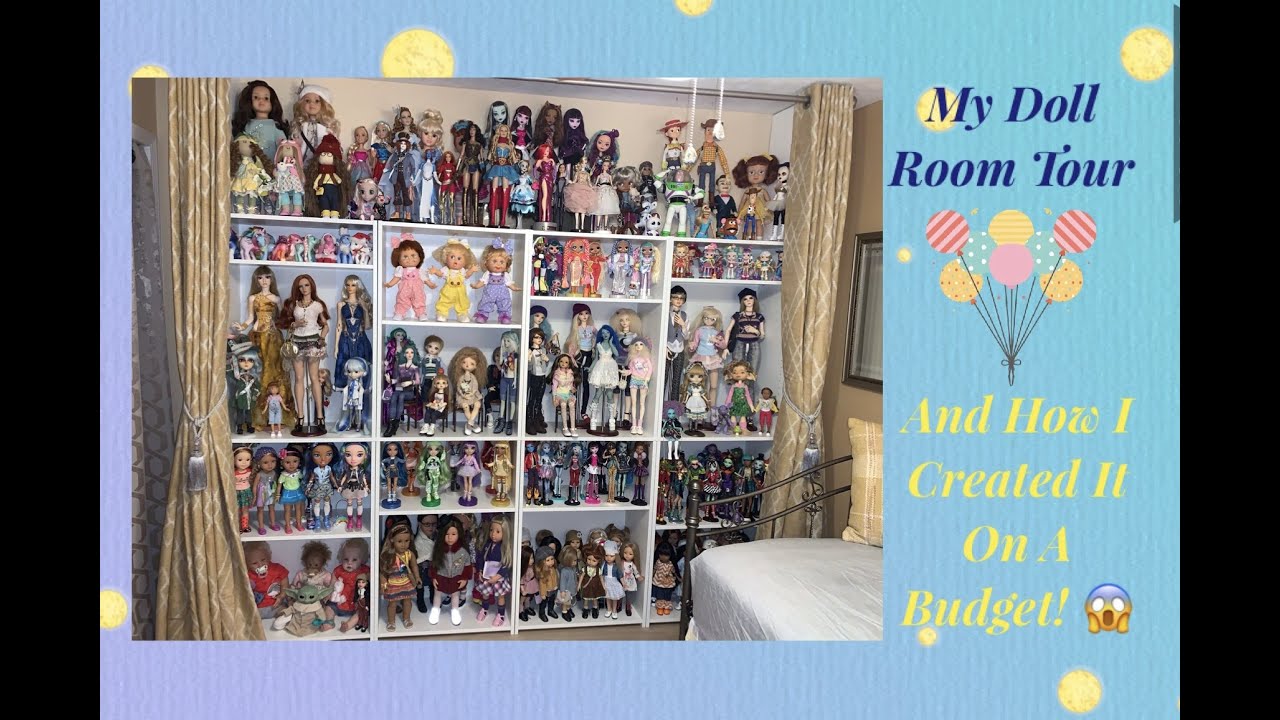 My Doll Room Tour And How I Created It On A Budget! - YouTube