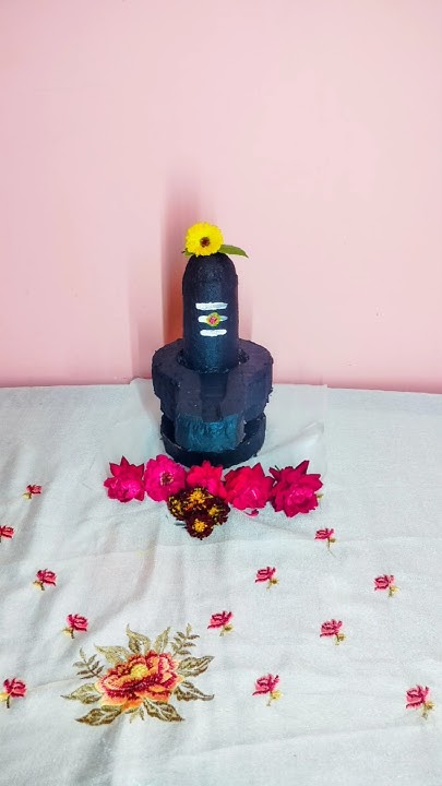 How to make a Shivling using cardboard 🙏#shortvideo #youtubeshorts #youtubevideos #ytshorts # ...
