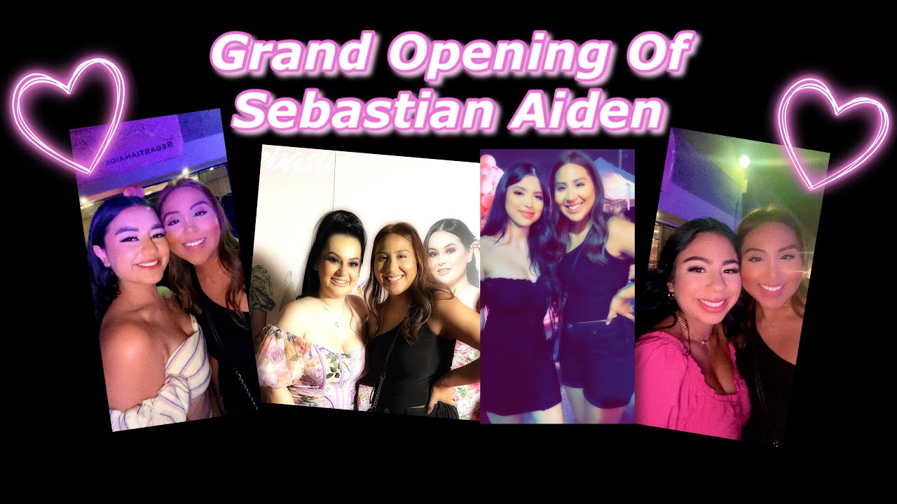 The Aguilars Grand Opening Of Their Boutique SEBASTIAN AIDEN - YouTube