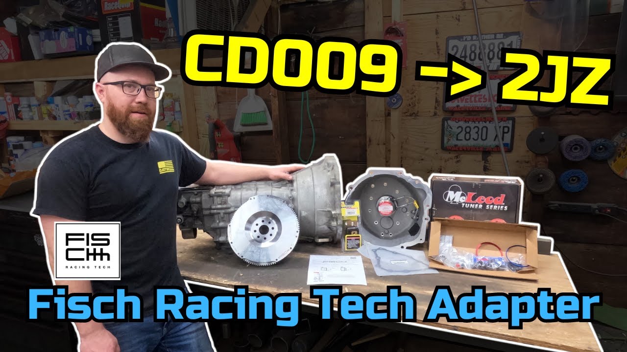 The 280Z's New Transmission Gets Ready To Bolt Up To The 2JZ - YouTube