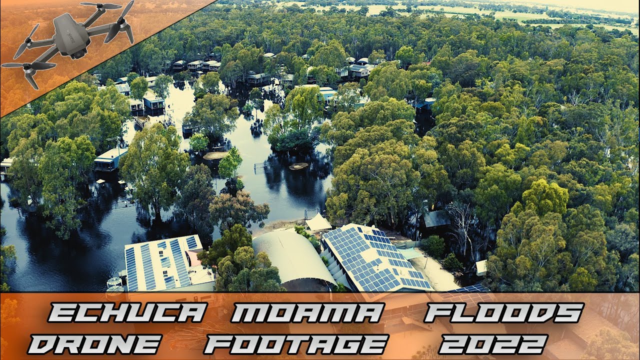 Echuca Moama floods - Drone footage 10.11.22 - YouTube