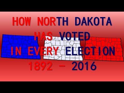 How North Dakota has voted in Every Presidential Election - YouTube