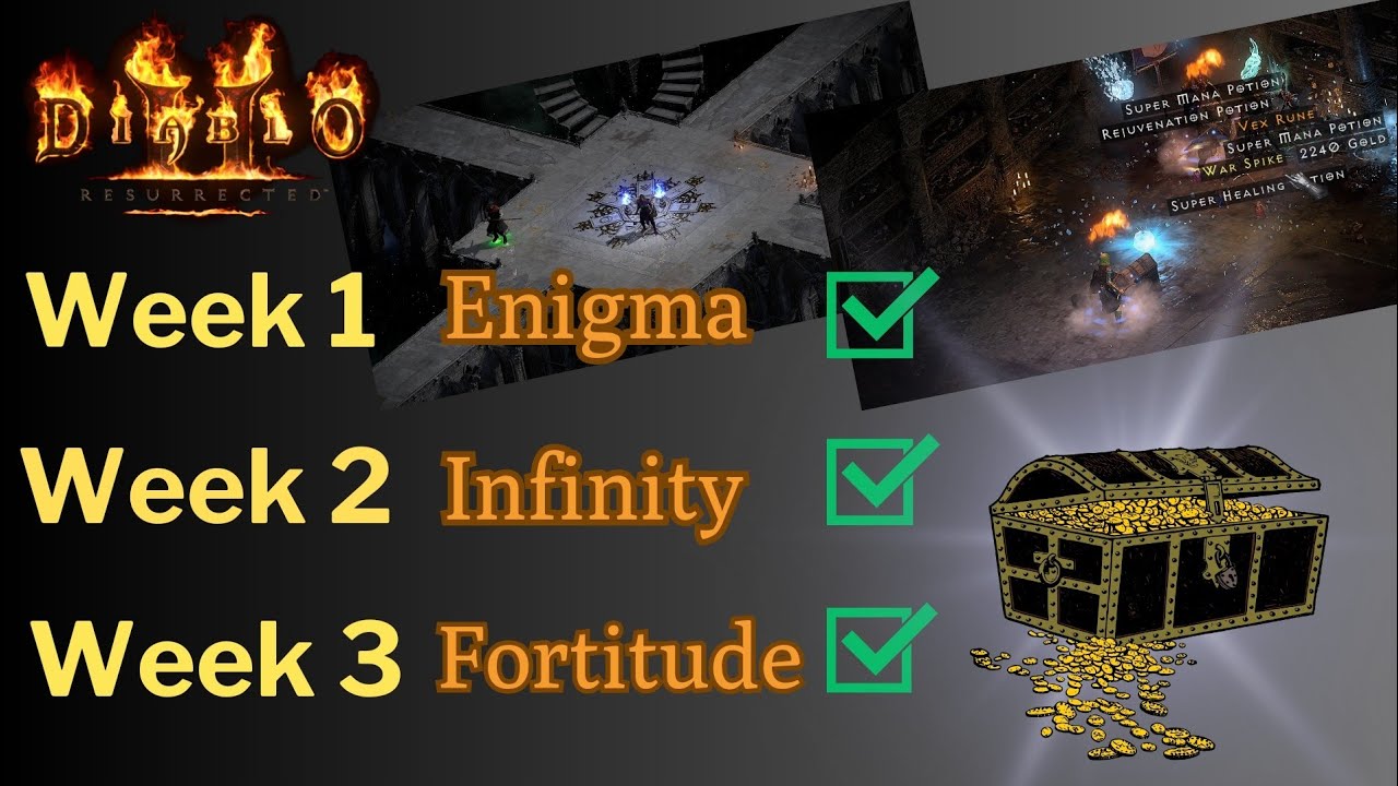 Diablo 2 Resurrected - This is how i got the runes for ENIGMA - YouTube