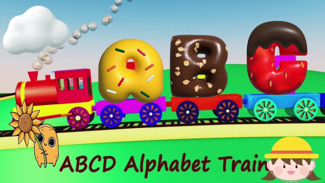 ABC Song for kids|ABCD alphabet |abcd train for kids - YouTube