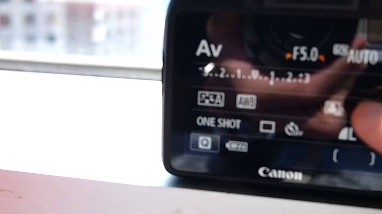 Canon eos 100D Touch Screen Focus Speed - YouTube
