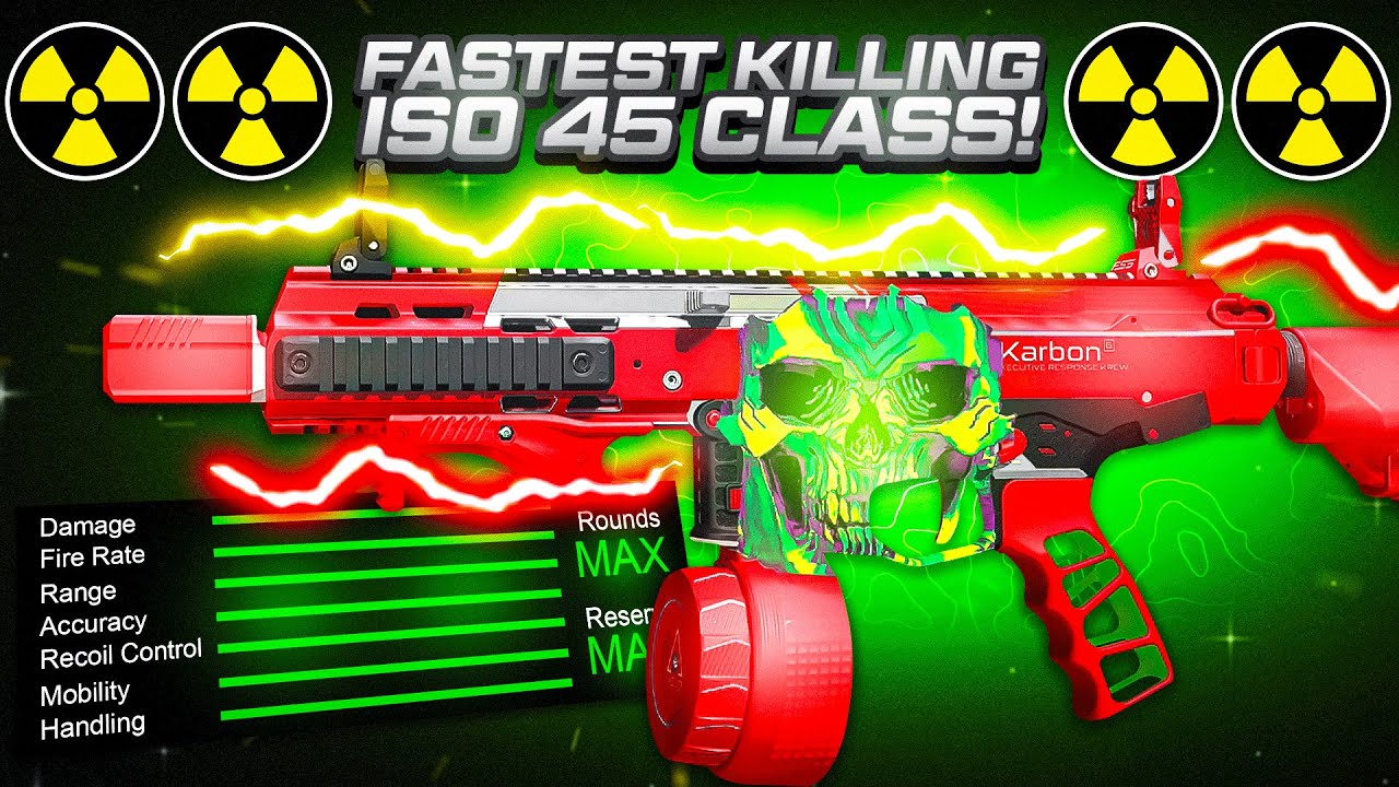 *UPDATED* #1 ISO 45 BUILD is FASTEST TTK SMG META in MW2 💥 (Best Iso 45 ...