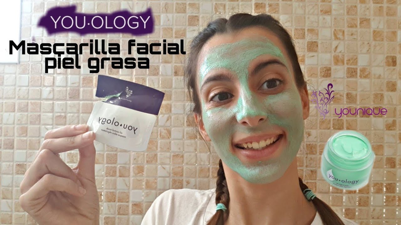 YOUOLOGY Mascarilla facial piel grasa (YOUNIQUE) - YouTube