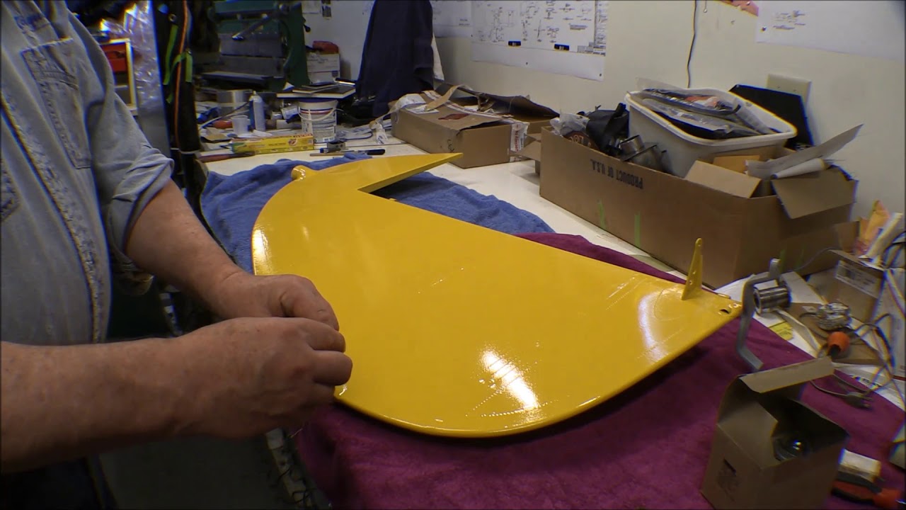 Piper Supercub Widebody refurbishment: rudder beacon and nav lights ...