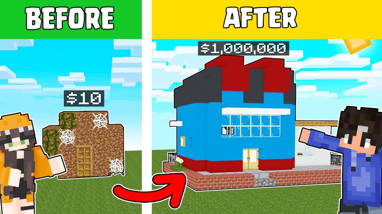 Helping Pepesan Build A House in Minecraft - YouTube