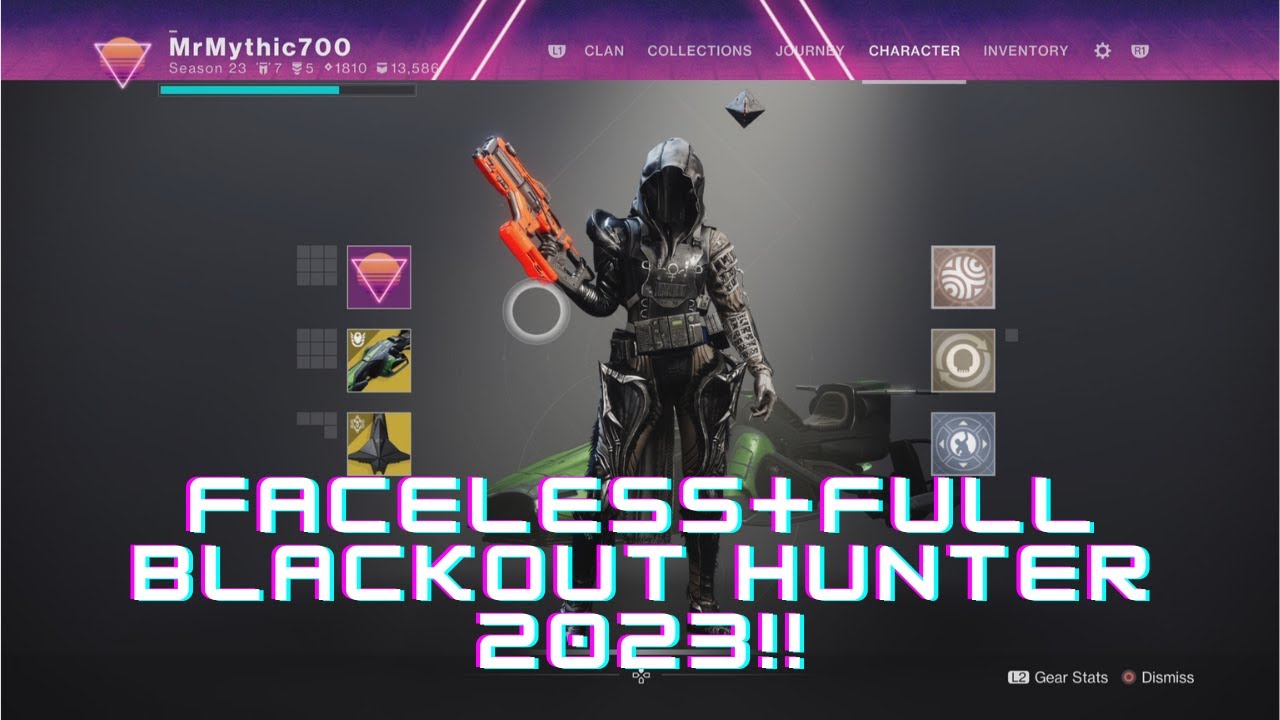 BEST HUNTER FACELESS + FULL BLACKOUT HUNTER IN 2023!!! | Destiny 2 ...