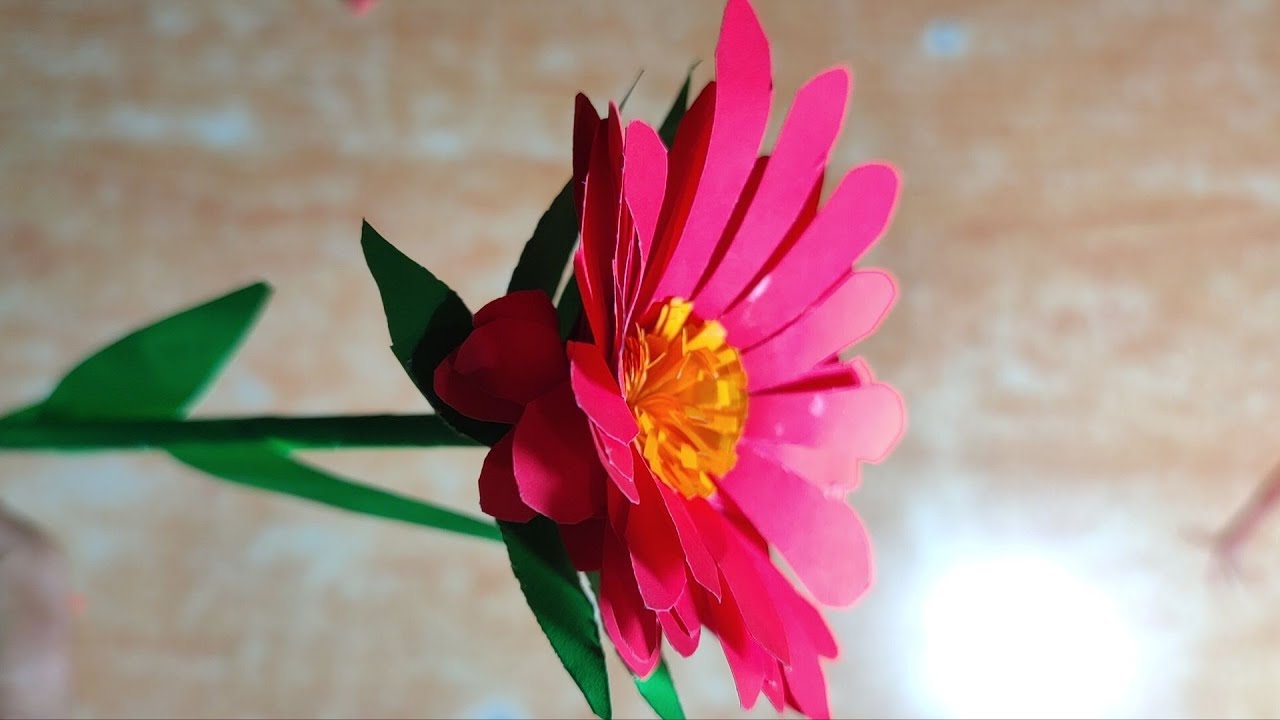 Unique And Beautiful Paper Flower Making idea // How To Make Paper ...
