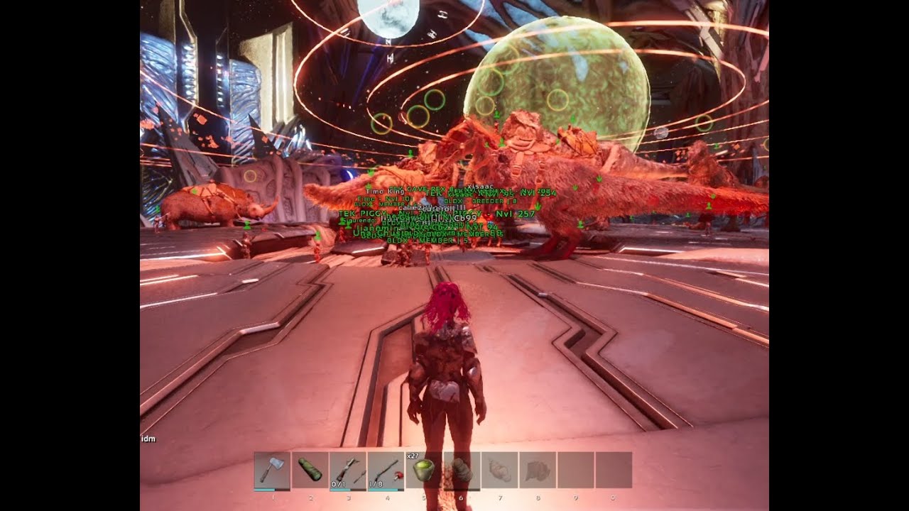 ARK ASA OFFICIAL PVP 60 PPL TEK CAVE - YouTube